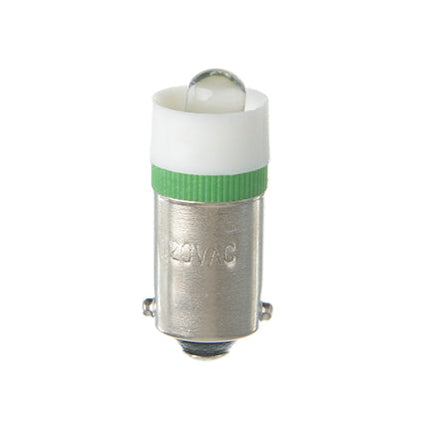 EIKO #02678 LED-120-MB-G 110-130V T3-1/4 BA9S Green — Lighting Supply