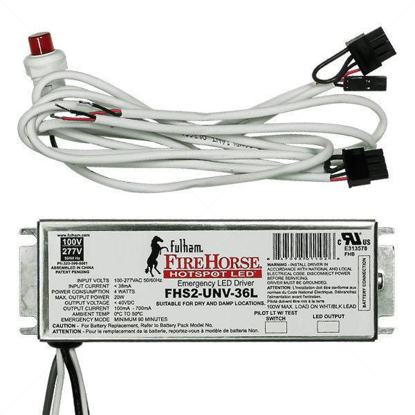 Fulham FHS2-UNV-36L Emergency LED Driver For Backup Lighting — Lighting ...