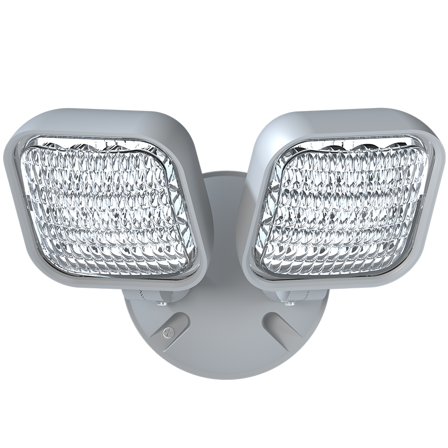 RAB EREMOTEOUT Emergency Remote 2 Heads Outdoor White Housing ...