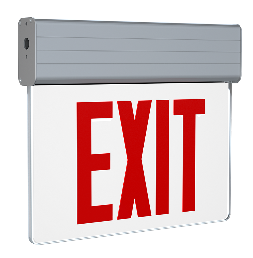 RAB EXITEDGE-WPSNY/E Edgelit New York Exit 2-Face Emergency Self-Test ...