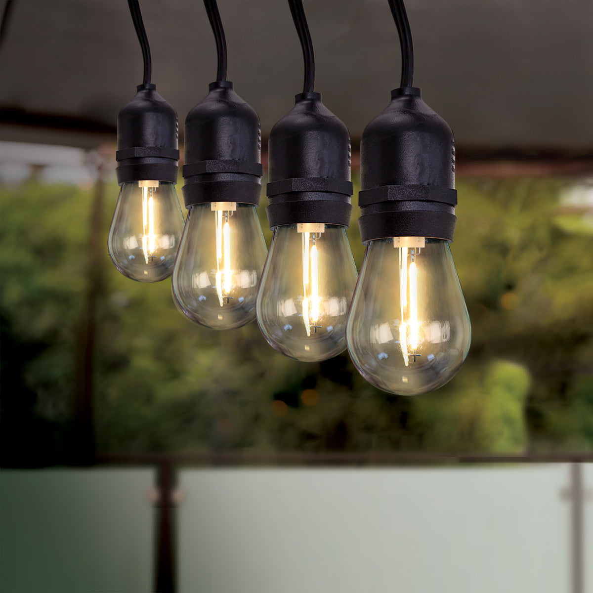 Feit Electric S14/822/FILED/12 1W S14 Base E26 Base String Light Bulb ...