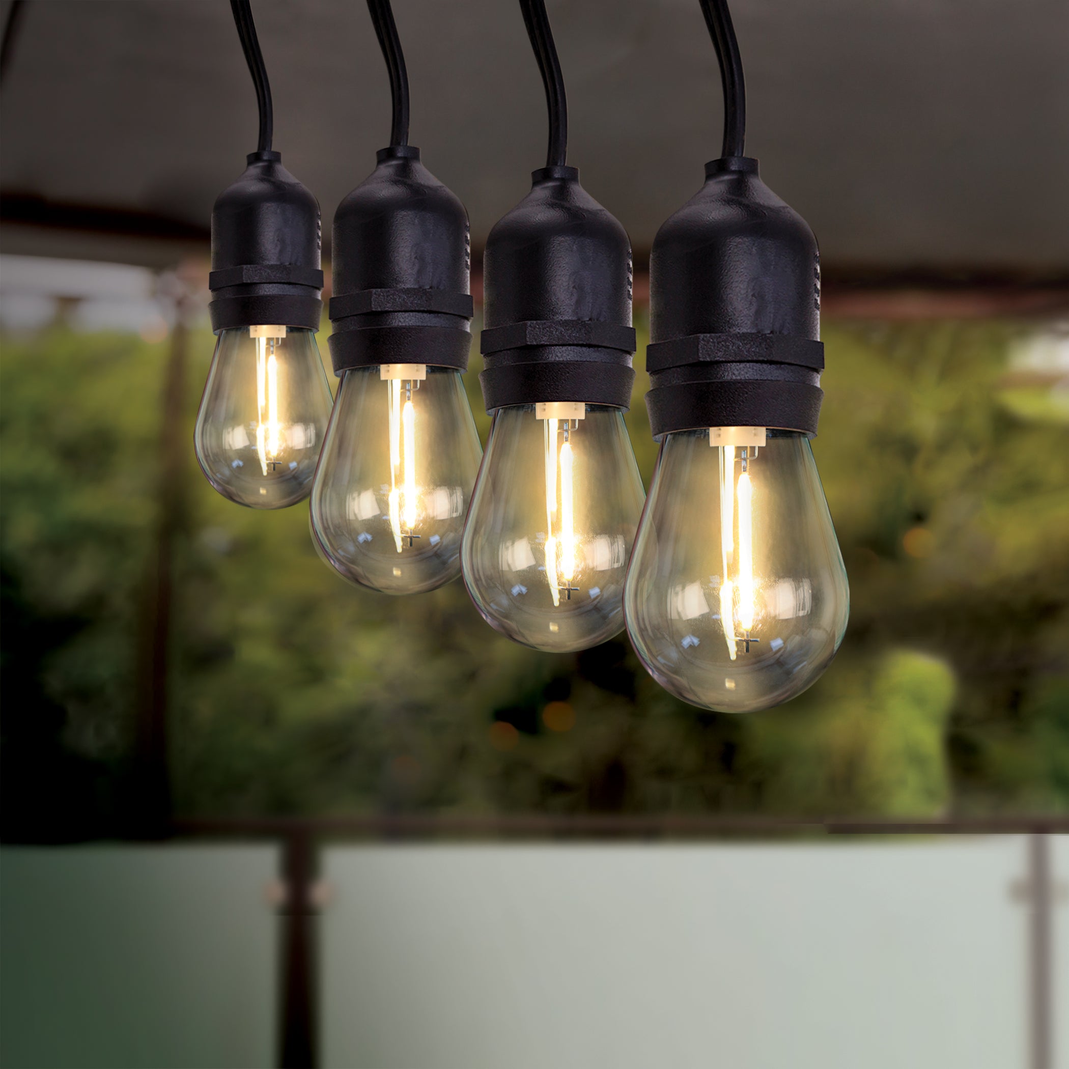 Feit Electric S14/822/FILED/12 1W S14 Base E26 Base String Light Bulb ...