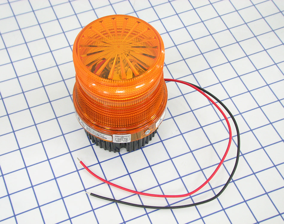 Federal Signal FB2PST-012-024A Fireball Strobe Light 12-24VDC Amber ...