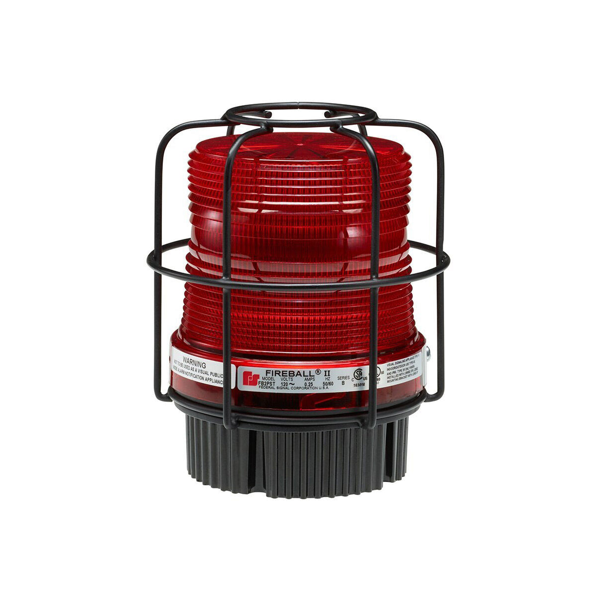 Federal Signal FB2LEDX-CN-012-024R Fireball LED CIZ2 12-24VDC Red ...