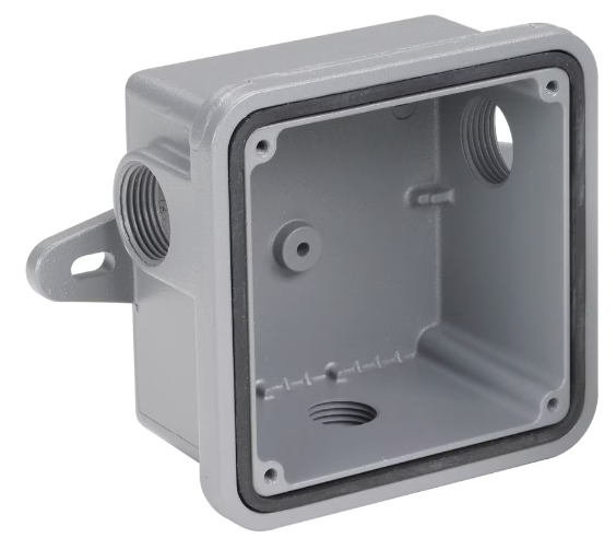 Federal Signal WB Weatherproof Back Box Gray — Lighting Supply