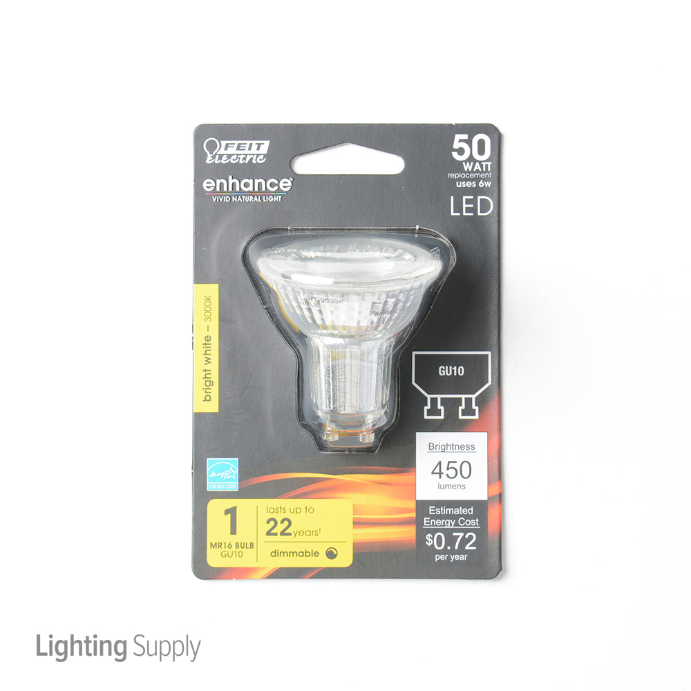 Feit Electric BPMR16GU10/500/930CA LED MR16 Bulb 120V GU10 Base ...