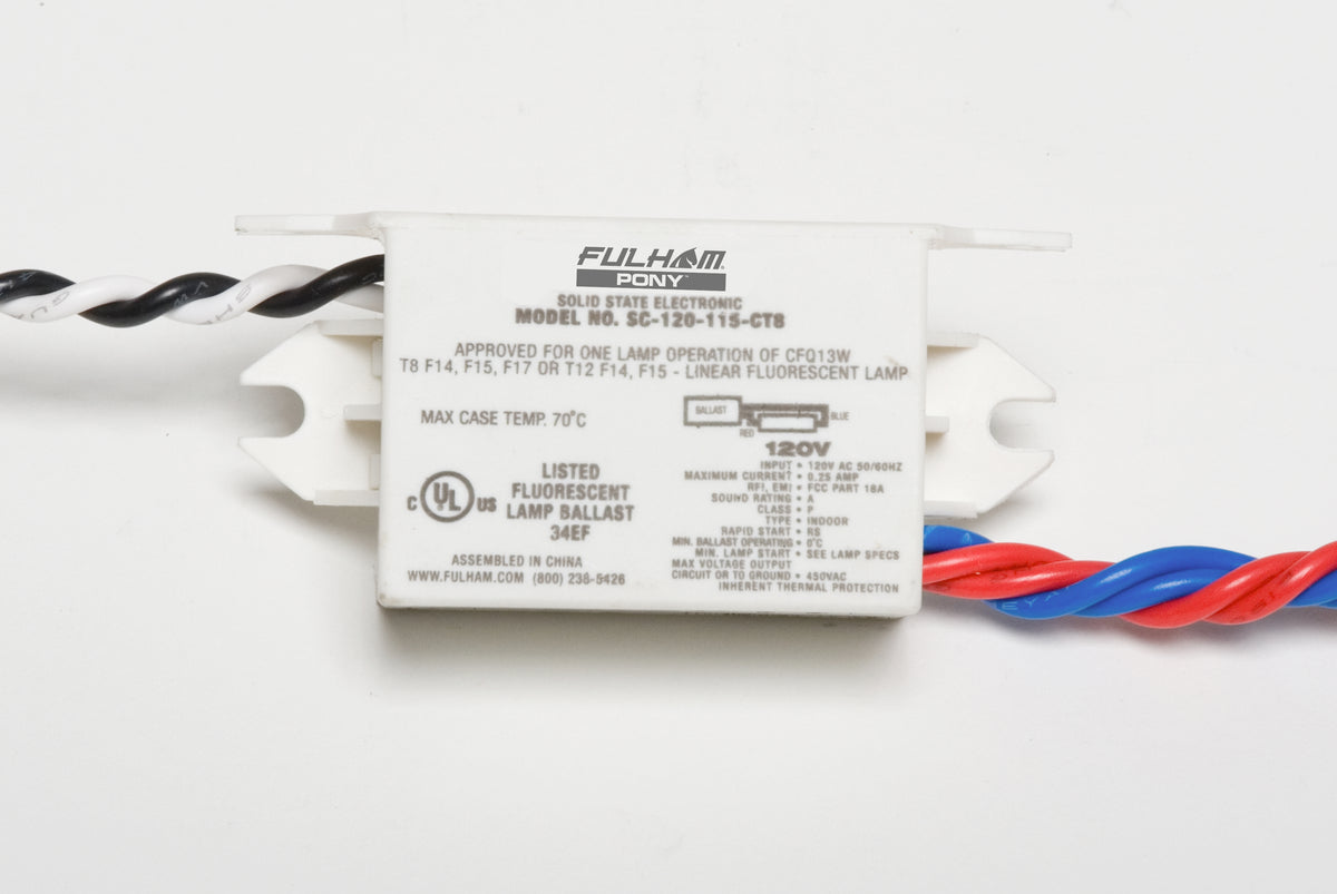 Fulham SC-120-115-CT8 Pony Series Rapid Start Ballast Class P Outdoor ...