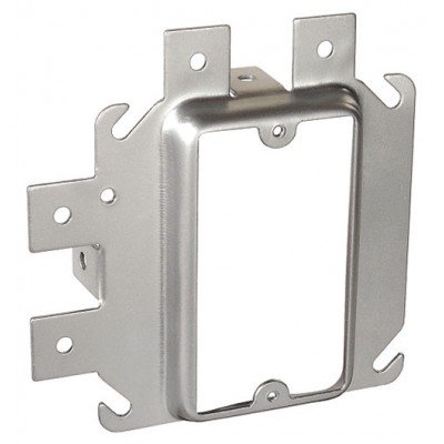Southwire SLR-150 Garvin 4 Square 1-Gang Prefab Box Mount Device Ring — Lighting Supply