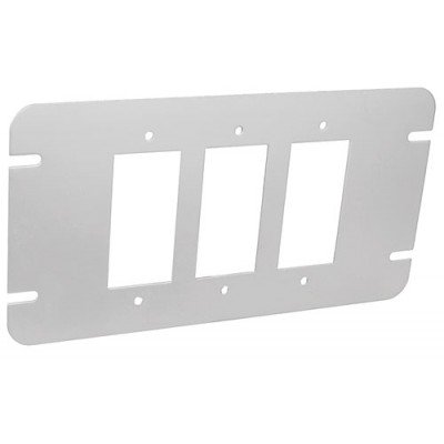 Southwire GBGFI-3 Garvin Decorative/GFCI 3-Gang Multi-Gang Box Cover ...