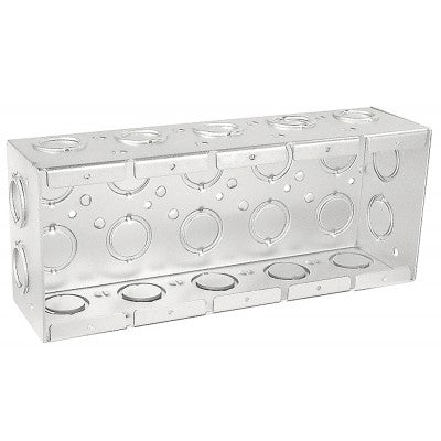 Southwire TB-525 Garvin Solid Masonry Box Five Gang 2-1/2 Inch Deep ...
