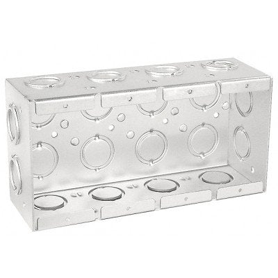 Southwire TB-425 Garvin Solid Masonry Box Four Gang 2-1/2 Inch Deep ...