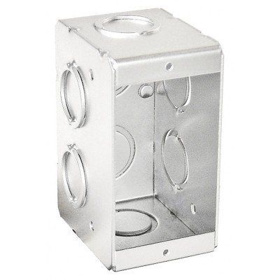 Southwire TB-125 Garvin Solid Masonry Box One Gang 2-1/2 Inch Deep ...
