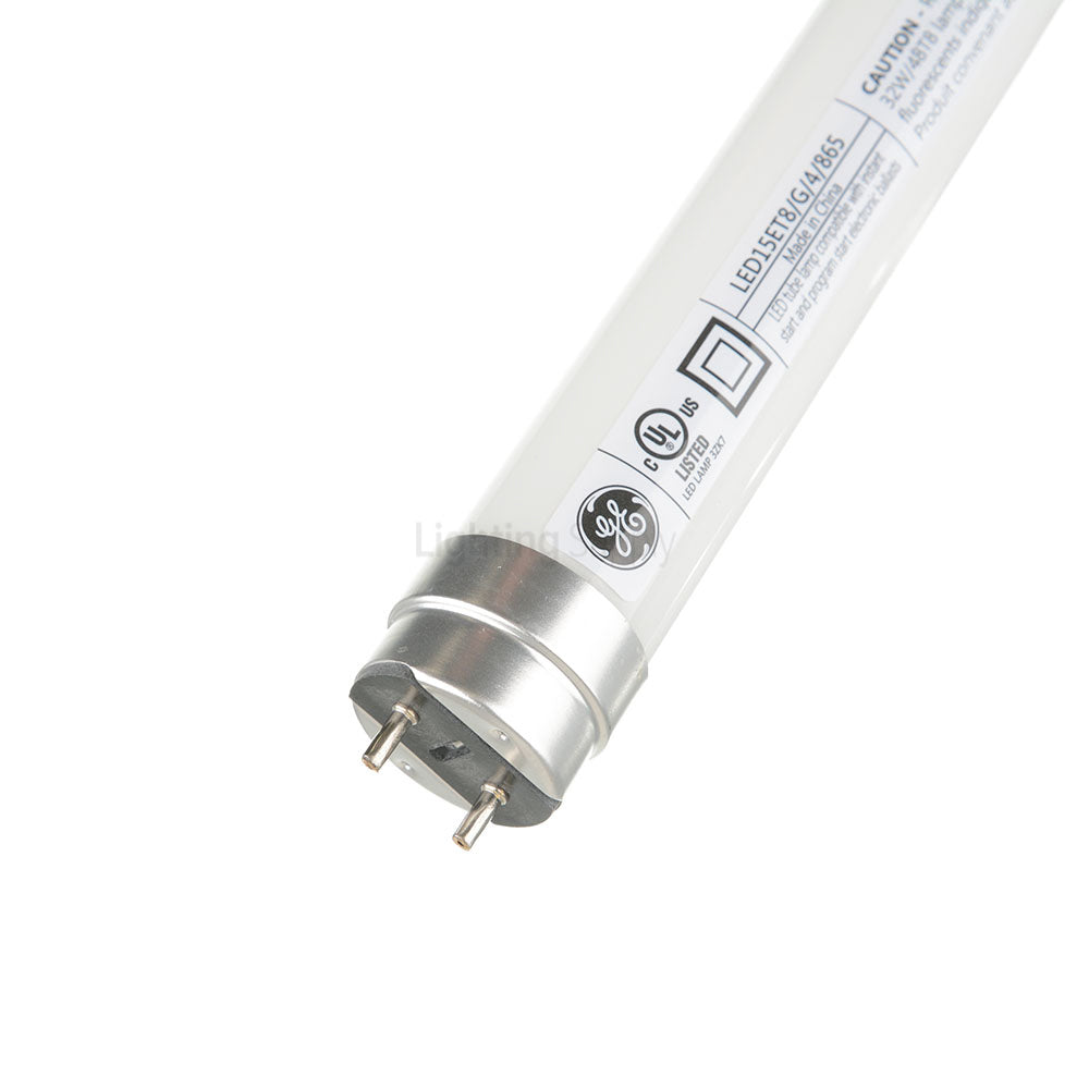GE 35798 LED15ET8/G/4/865 48 Inch LED Type A T8 Glass Tube 15W G13 ...
