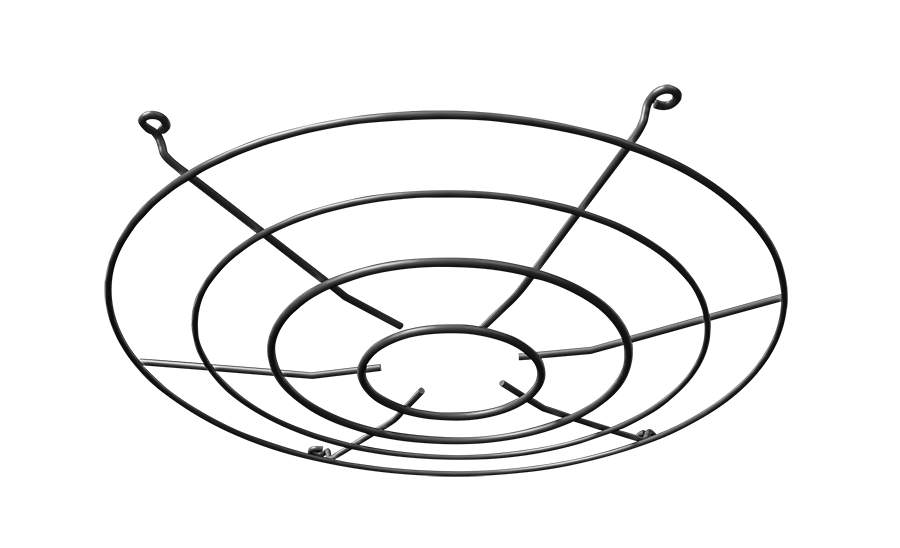 RAB H17B-WG H17 And H17S Wire Guard Black — Lighting Supply