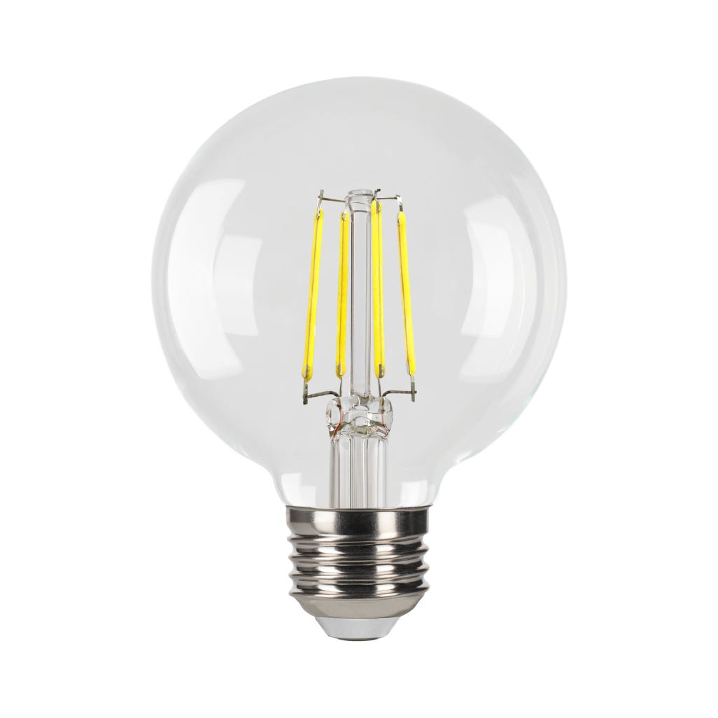 Halco 82671 5G25-CL-FLED4-950-E26-D LED Filament G25 Lamp E26 Base ...