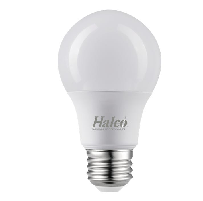 Halco 85096 9A19-LED5-840-D 9W LED A19 Bulb E26 Base 4000K 120V ...