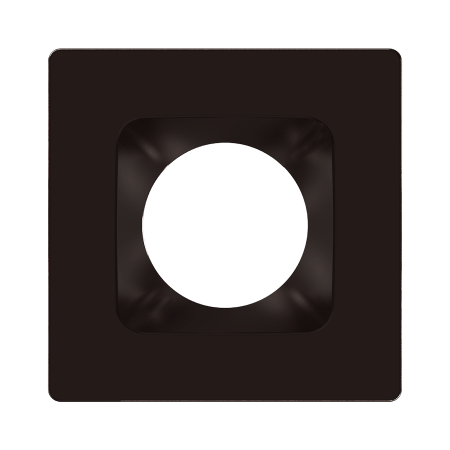 RAB RAB-HAT4SA Trim For 4 Inch Modular Downlights Square Bronze Smooth ...