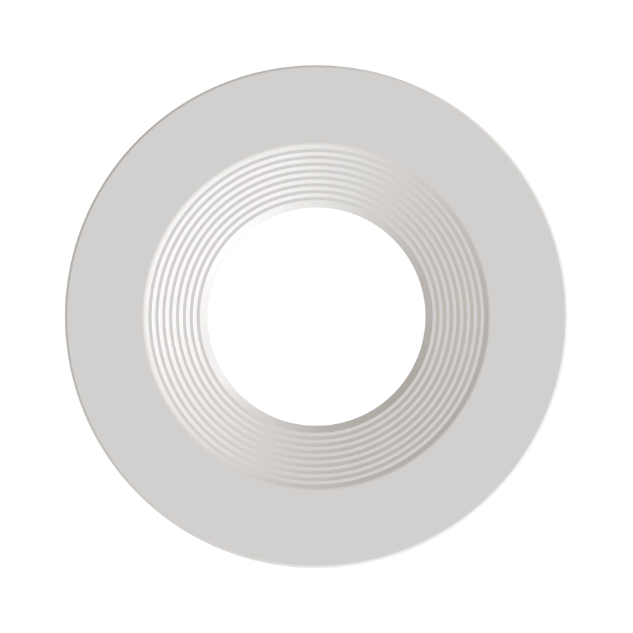 RAB HAT6RBW Color Trim For 6 Inch Modular Downlights Round — Lighting ...