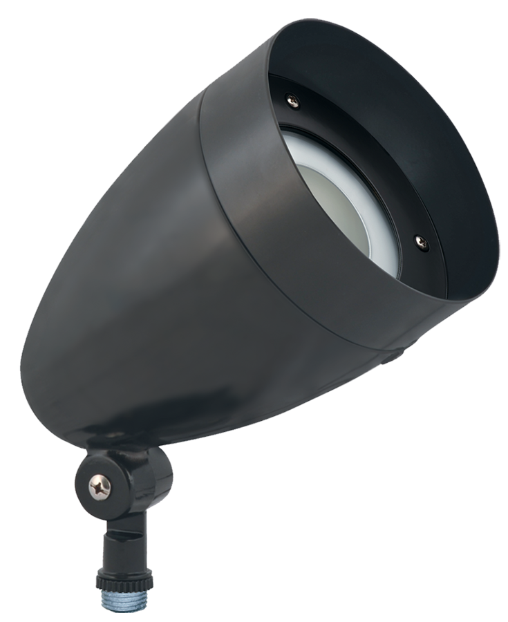 RAB HBLED13YA LFlood 13W Warm LED Bullet-Hood/Lens 3000K — Lighting Supply