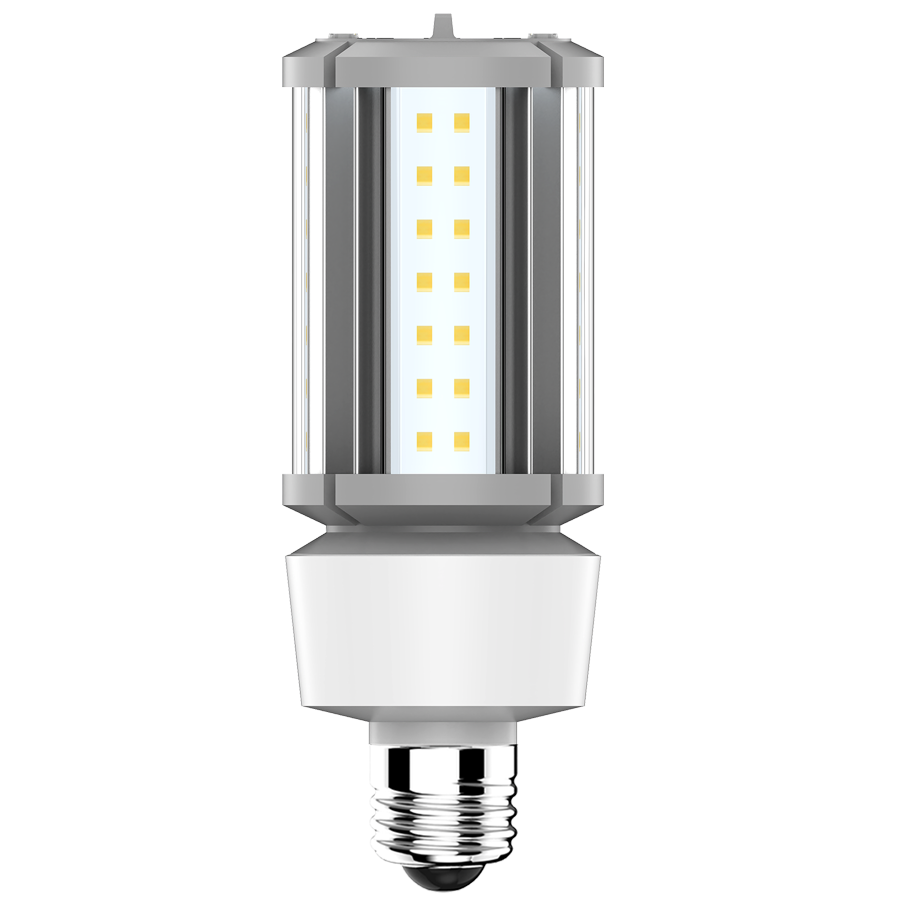 RAB HIDFA-18S-E26-850-BYP HID Post Top Lamp Type B 6W/12W/18W E26 Base ...