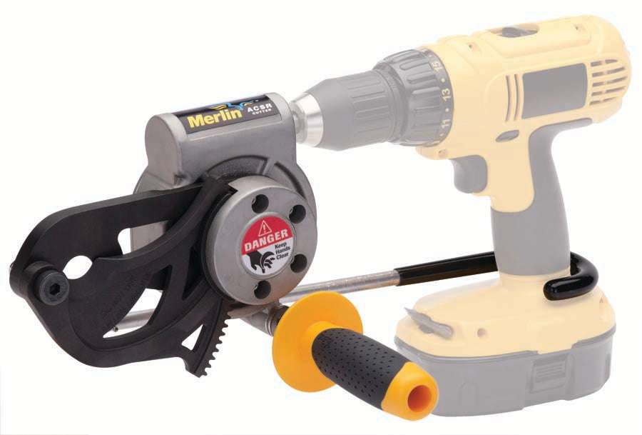 Ideal 35-077 Merlin ACSR Drill Powered Cable Cutter — Lighting Supply