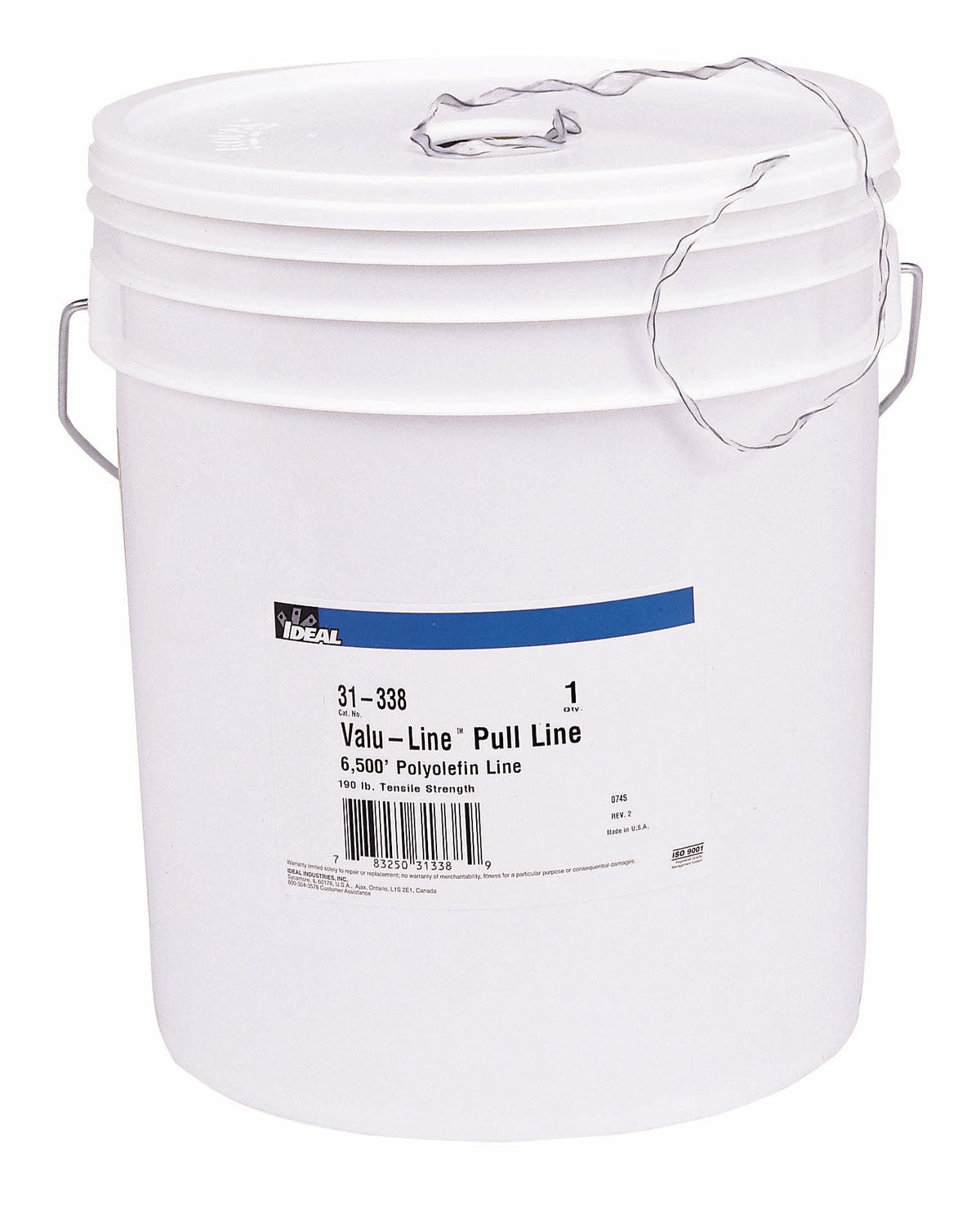 Ideal 31-338 Valu-Line Pull Line Inch A Bucket 190 Pound X 6500 Foot ...