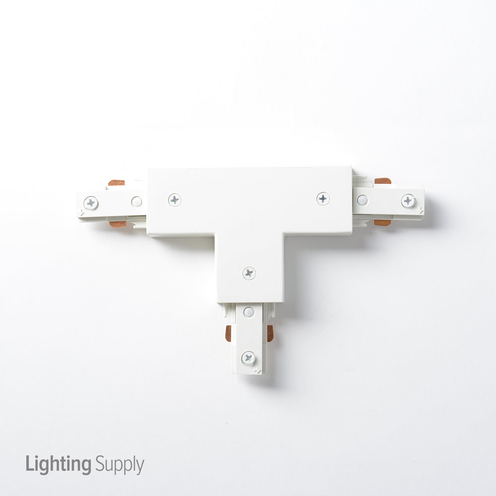 Juno T25WH T Shape Track Connector White — Lighting Supply
