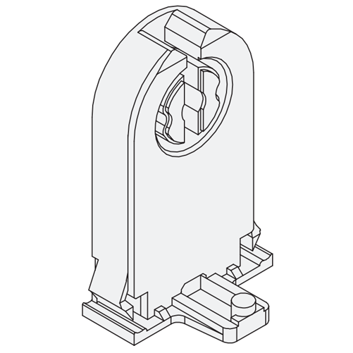 Keystone KT-SOCKET-T8-S-T Shunted Tall T8 Socket — Lighting Supply