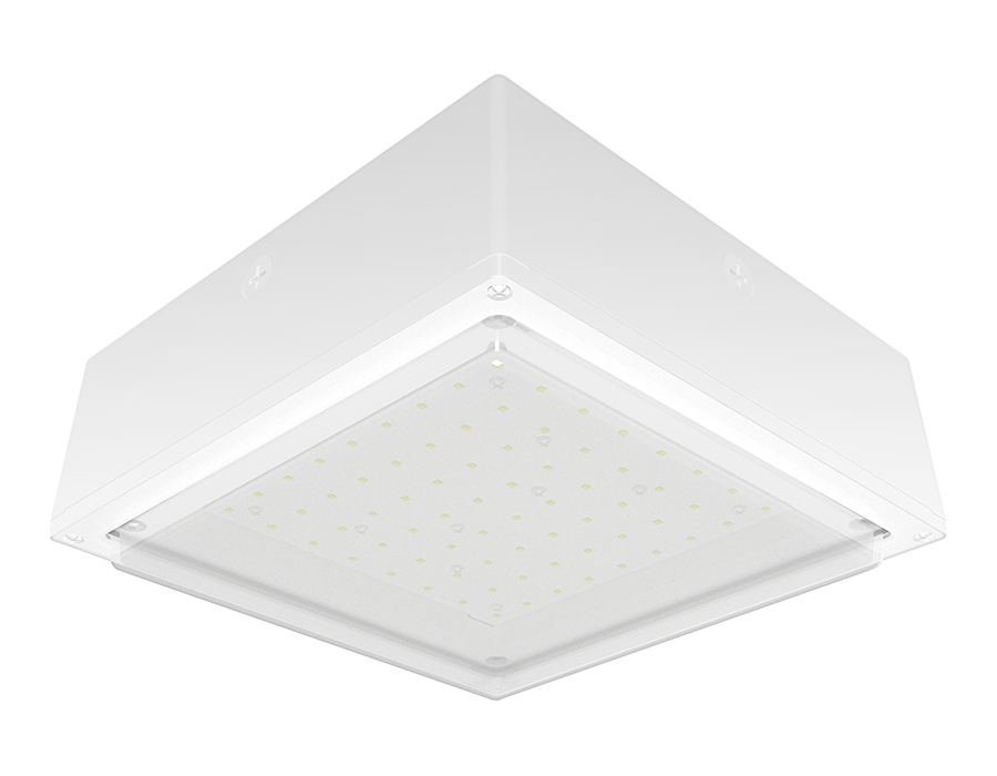 RAB VANLED52FRW/480 VanLED 52W 5000K Drop Frosted Lens 480V White ...