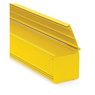 Leviton S8END-CAP 4x8 End Cap Requires End Slots Yellow — Lighting Supply