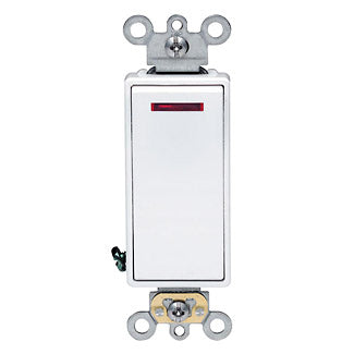 Leviton 5628-2W 20 Amp 120V Decora Plus Rocker Pilot Light — Lighting ...