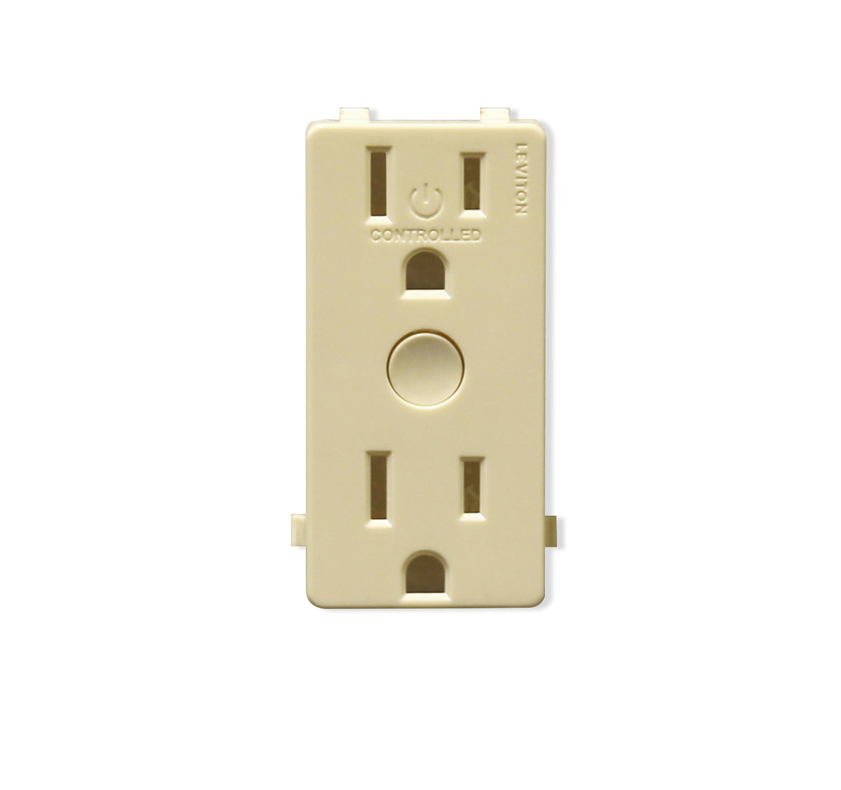 Leviton DSRKT-1PT Decora Smart Receptacle Color Change Light Almond ...