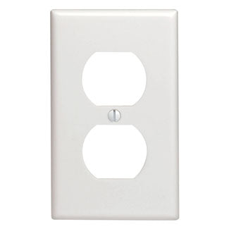 Leviton 88003 1-Gang Duplex Device Receptacle Wall Plate — Lighting Supply