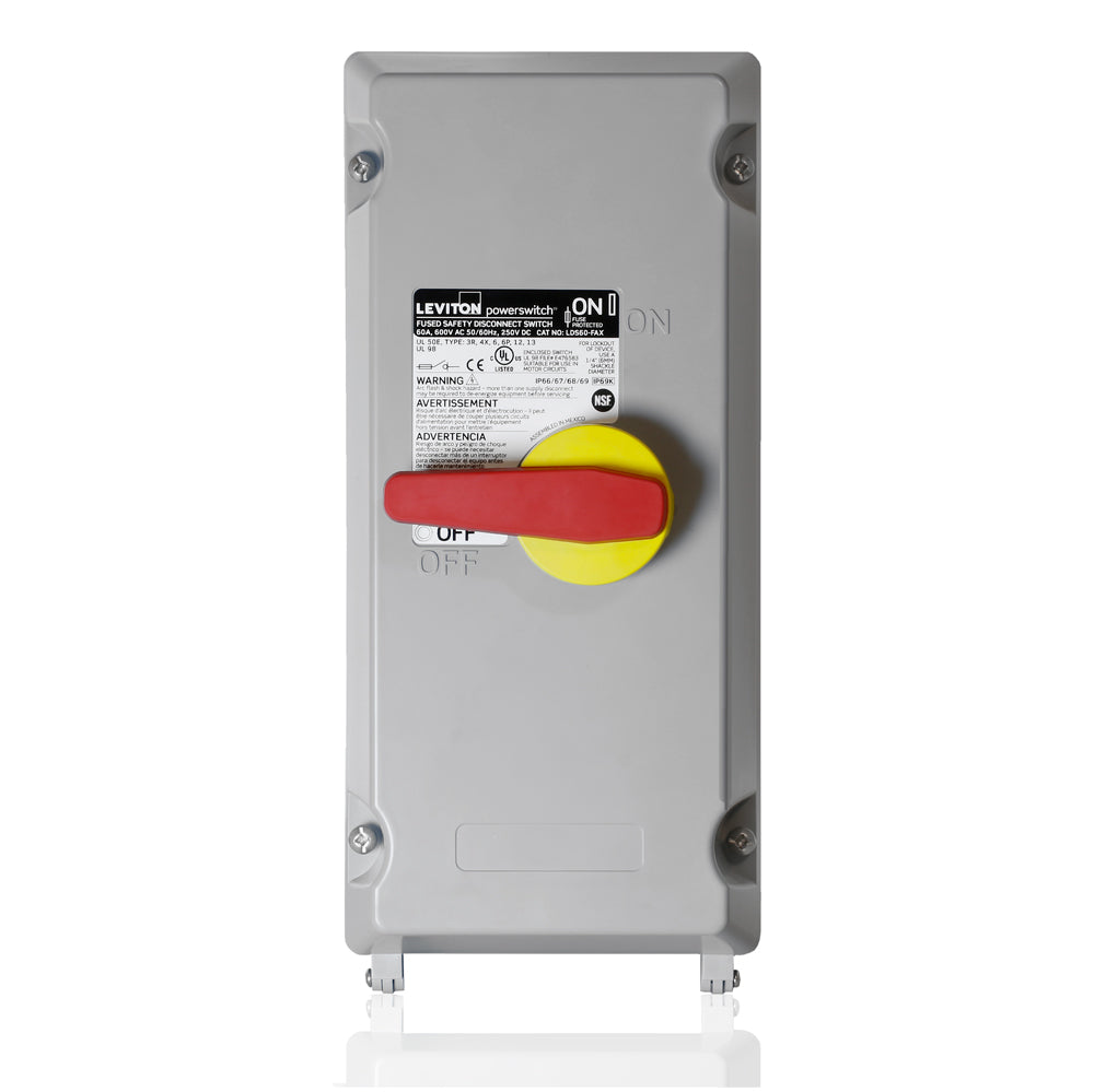 Leviton LDS10-AC Powerswitch Safety Disconnect Switch — Lighting Supply