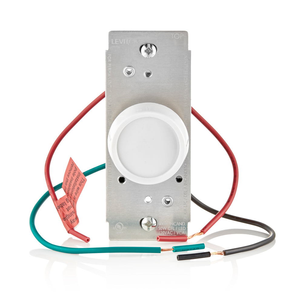 Leviton RDL06-10Z Universal Dimmable Rotary Dimmer 600W-120VA ...