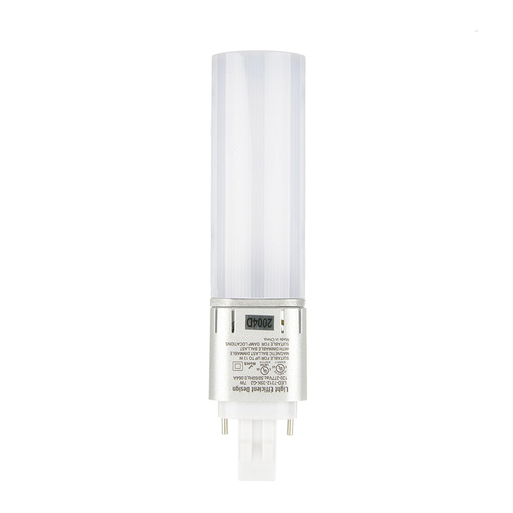 Light Efficient Design LED-7312-35K-G2 7W Gx23-2 Retrofit Horizontal ...
