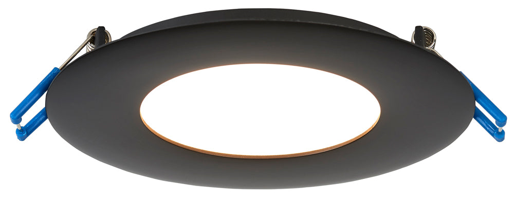 Lotus LED Lights LB4R/30K/BK 4 Inch Round Super Thin Economy 11W LED ...