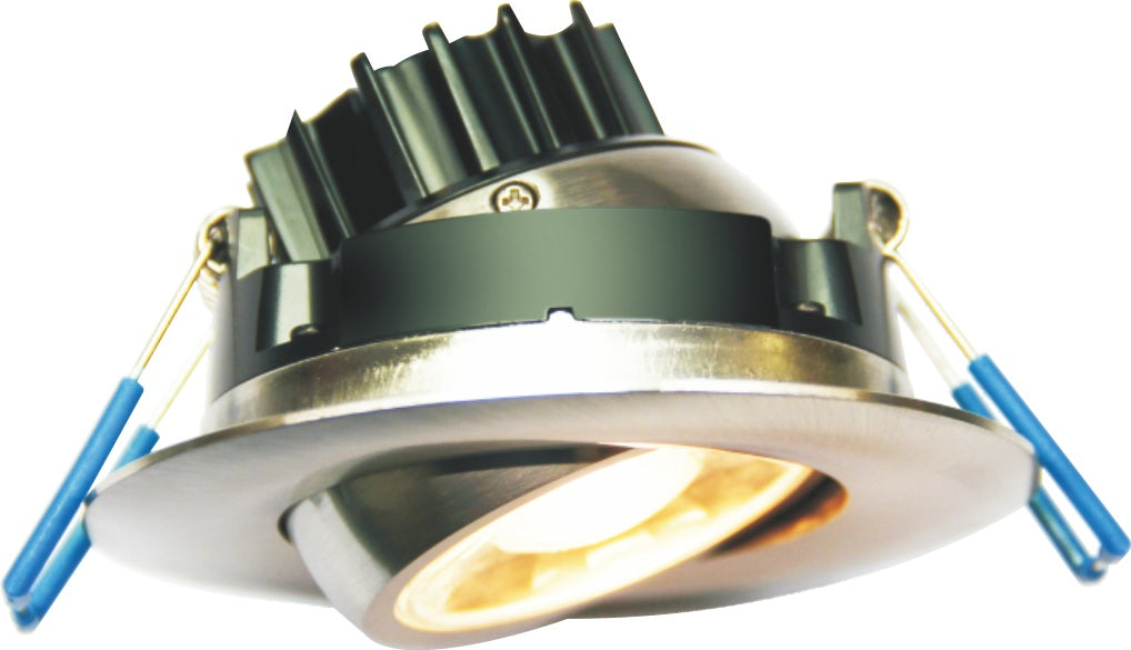 Lotus LED Lights LL3G-41K-BN 3 Inch Round Eyeball Gimbal 7.5W LED ...