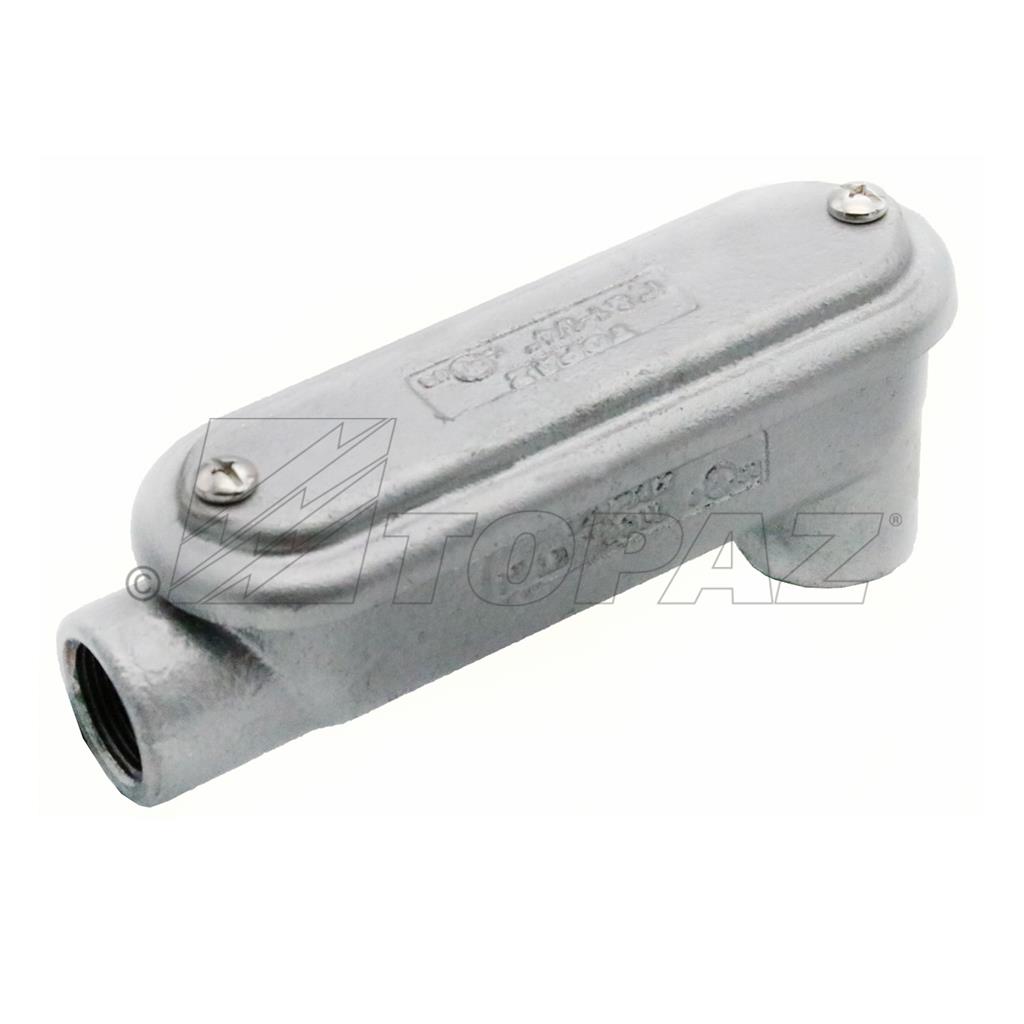 Southwire MLB9CGHDG TOPAZ 3-1/2 Mogul Conduit Body LB Type With Cover ...
