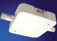 Nora NT-358B/10A Track In-Line Feed Black 10A Circuit — Lighting Supply