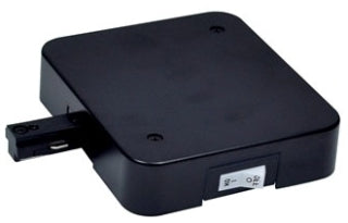 Nora NT-348B/7.5A Track T-Bar End Feed Black 7.5A — Lighting Supply