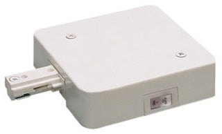 Nora NT-348S/12A Track T-Bar End Feed Silver 12A — Lighting Supply