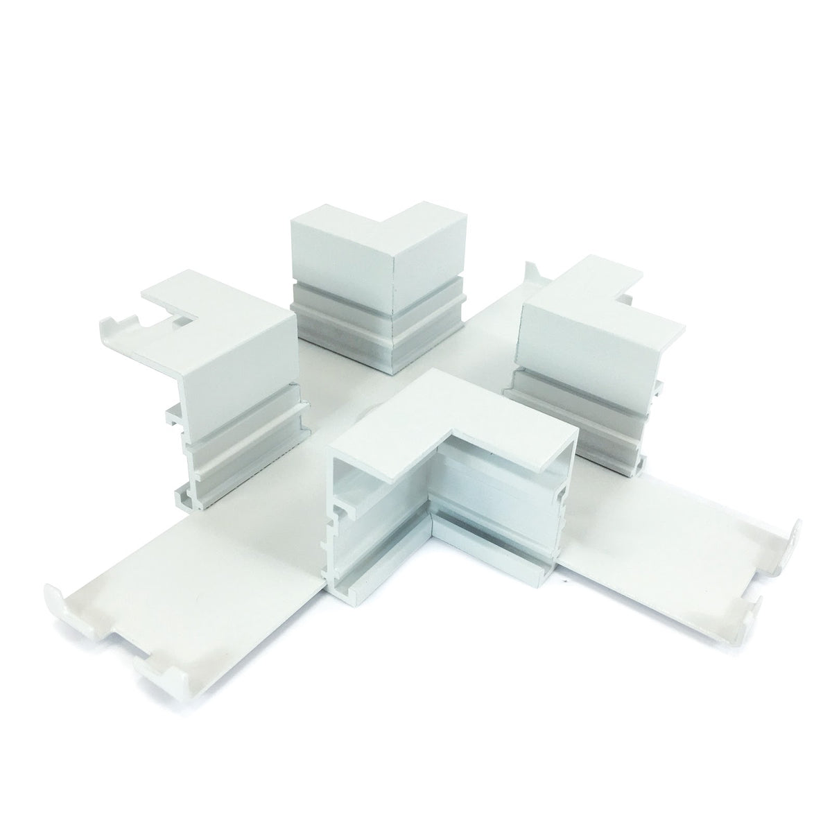 Nora NTRT-15W X Connector-Recessed Track 1 Or 2-Circuit Track White ...