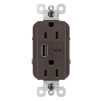 Pass and Seymour WRTR15USBAC6 15A 125V Weather-Resistant Receptacle ...