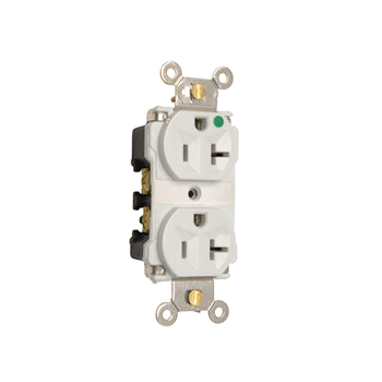 Pass and Seymour 8300WMRI Hospital Grade Duplex Receptacle 20A MRI — Lighting Supply