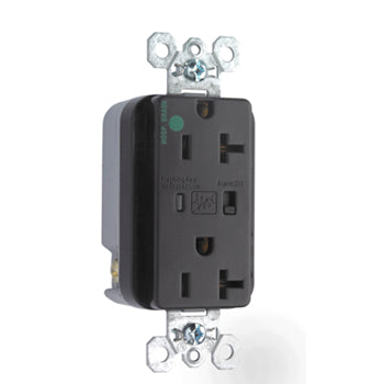 Pass and Seymour 8300SP Hospital Grade TVSS Receptacle 20A 125V Brown ...