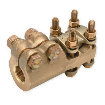 Penn Union CSR0716025 Bronze Stud Connector For Copper Cable — Lighting ...