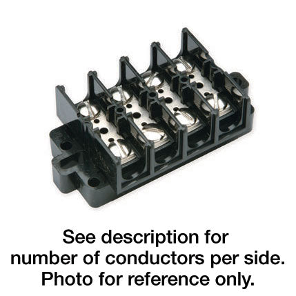 Penn Union 151606C Commercial Terminal Block 6 Conductors Hinged Lid ...