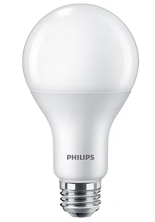 Philips 929002343033 29A21/PER/827/FR/P/E26/WG/HO LED A21 E26 Base ...