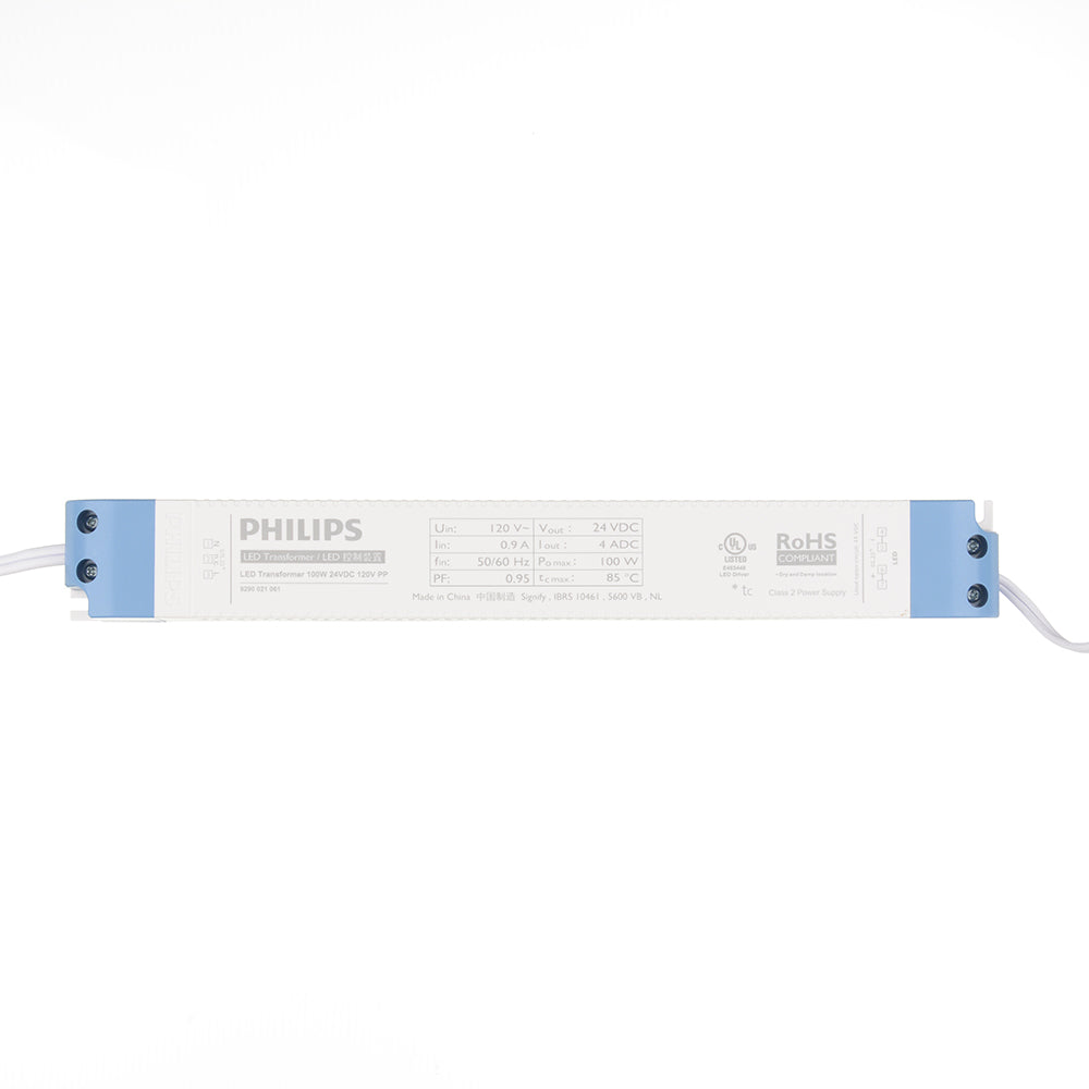 Philips 929002106180 LED Transformer 100W 24VDC 120V — Lighting Supply